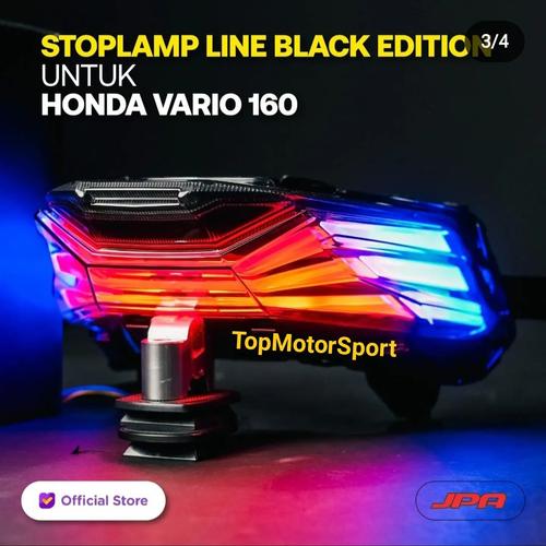 Jual Lampu Stoplamp LED VARIO 160 New Model Black Edition Original JPA ...