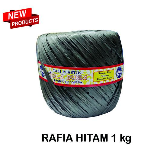 Jual rafia tali rafia 1kg warna hitam 1 kg - Kota Yogyakarta ...