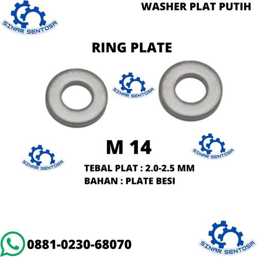 Jual ring plat M14 - washer plat putih - Jakarta Barat - SINAR SENTOSA ...