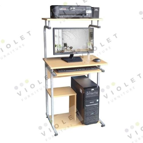 Jual MEJA KOMPUTER KANTOR MINIMALIS DOUBLE DECK LAPTOP GAMING PRINTER ...