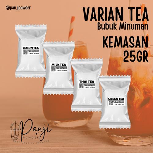 Jual bubuk minuman rasa tea 25gr serbuk minuman aneka rasa minuman ...