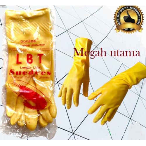 Jual SARUNG TANGAN KARET KUNING LOBSTER - RUBBER GLOVES LBT CAP UDANG ...