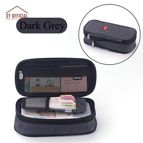Promo 3Y Angoo Collapsible Pencil Case kotak pensil aesthetic - Dark ...