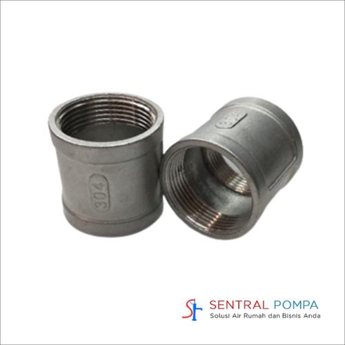 Jual Soket / Socket PAPS Fitting Besi Stainless SUS304 1" 3/4" 1/2" SS ...