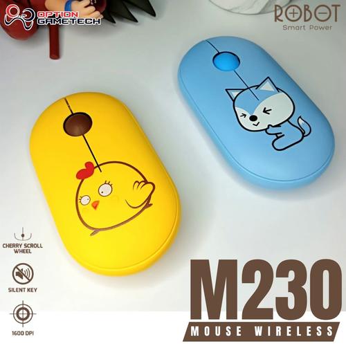 Jual MOUSE WIRELESS ROBOT M230 - Kuning - Kota Bontang - Option ...