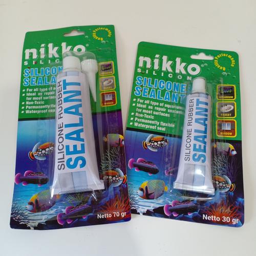 Jual LEM SILEN SILICONE RUBBER SEALANT SILIKON BENING CLEAR 30G 70G NIKKO - 30 Gram - Kota ...