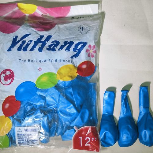 Jual Balon metalik biru muda 12 inch latex 1 pak isi 100 pcs - Kota ...