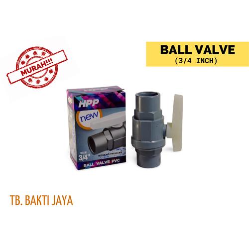 Jual BALL VALVE PVC / STOP KRAN PVC / BALL VALVE 3/4 / STOP KRAN HPP TW ...