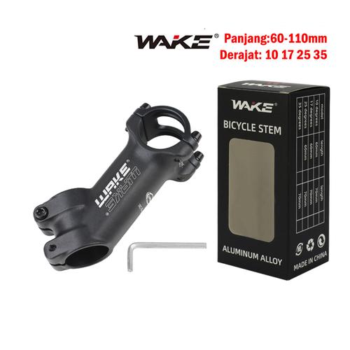 Jual Wake A001 Stem Sepeda MTB Roadbike OS 10 17 25 35 Derajat 60-110mm ...