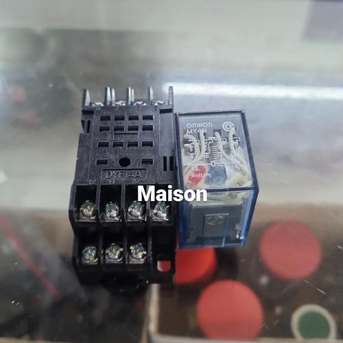 Jual Relay MY4N 12VAC + Socket 14 pin / Relay MY4 12VAC - relay ...