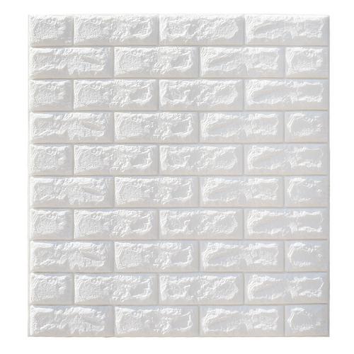 Jual Stiker Dinding 3D Bata Putih Wallpaper Brick Foam Busa Pelapis ...
