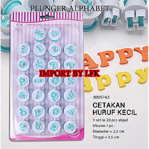 Jual ALPHABET ANGKA Plunger Cetakan Fondant Dekorasi Kue NUMBER HURUF ...