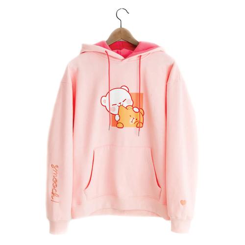 Jual Milk Mocha Bear Hoodies - Smooch - M - Kota Depok - Klova Studios | Tokopedia