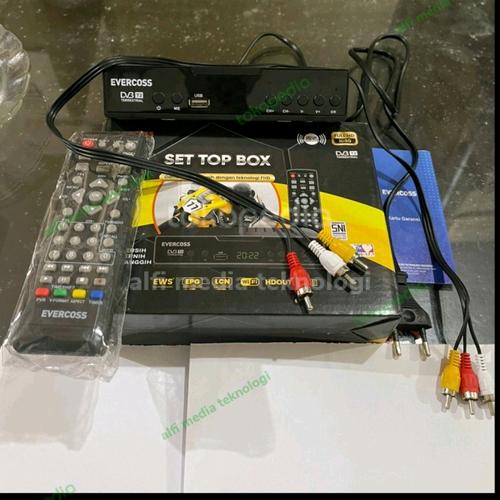 Jual Set Top Box Digital EVERCOSS STB DVB-T2 - Hanya STB - Kota ...