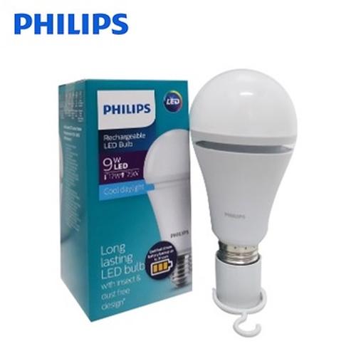 Jual PHILIPS Rechargeable LED Bulb 9W Lampu Emergency LED 9 Watt PUTIH ...