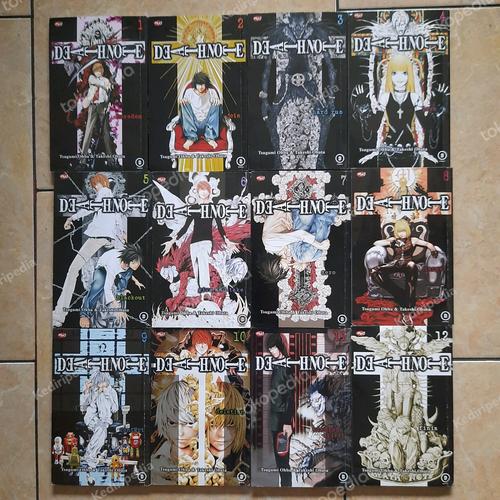 Jual Komik Deathnote Death Note Fullset 1-12 Tamat Kolpri m&c Gramedia - Kab. Kediri ...