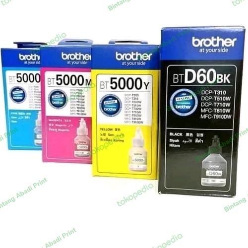 Jual Tinta Brother BTD60BK/BT5000 C M Y Printer DPC T220,T420W,T520W - Hitam - Jakarta Pusat ...