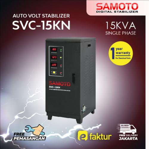 Jual SAMOTO 15KVA 1PHASE VOLTAGE STABILIZER / AUTO VOLTAGE REGULATOR ...
