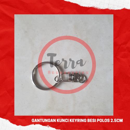 Jual Keychain Rings Gantungan Kunci Besi Polos Silver - Jakarta Pusat ...