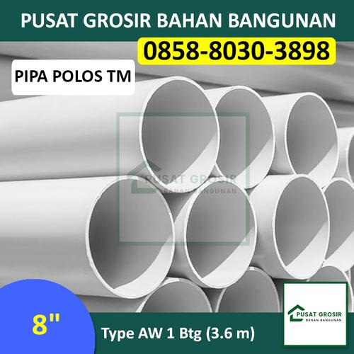 Jual Pipa PVC 8" AW Tanpa Merek 8inch AW Per Batang (3.6 m) - Jakarta ...