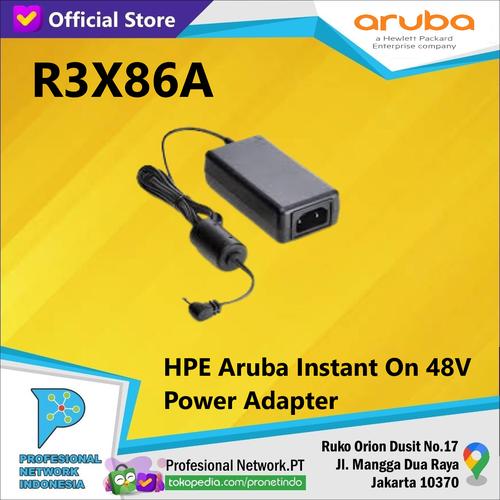 Jual R3X86A HPE Aruba Instant On 48V Power Adapter - Jakarta Pusat ...