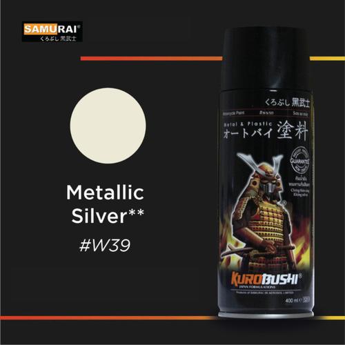 Jual W39 Metallic Silver - SAMURAI PAINT Cat semprot/Pilox/Aerosol DT ...