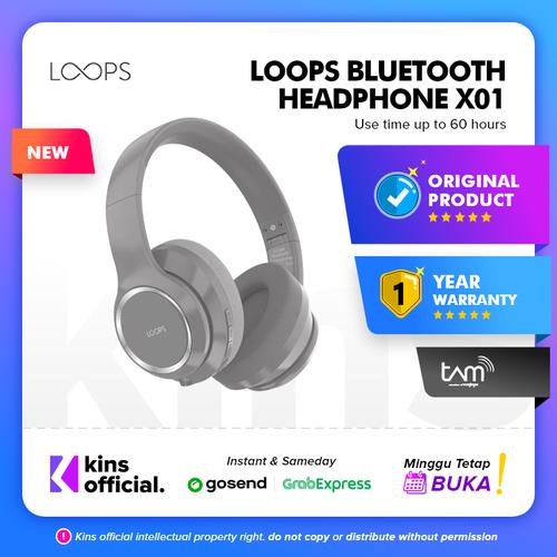 Promo Loops Bluetooth Headphone X01 - Grey - Jakarta Barat - KINS ...