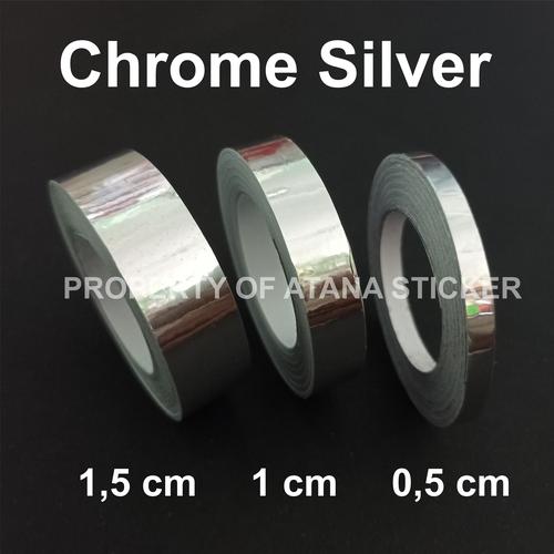 Jual Lis Pelek Polos (Strip/List Velg) Chrome Perak 1cm Scotlite ...