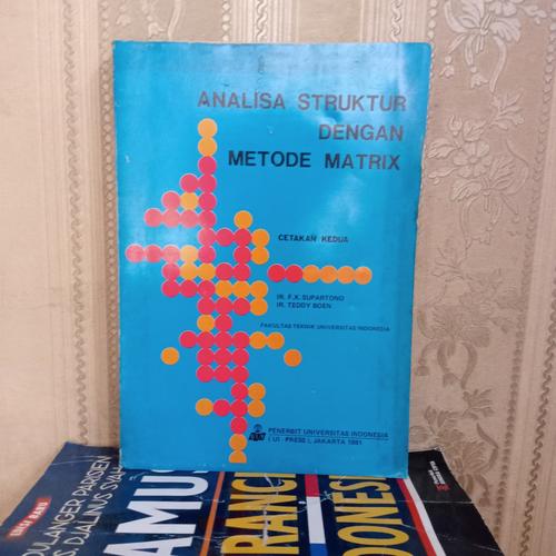 Jual ORI BUKU ANALISA STRUKTUR DENGAN METODE MATRIX CETAKAN KEDUA ...