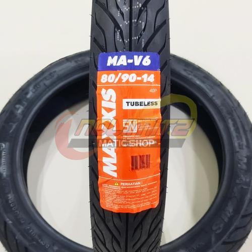 Jual Ban Maxxis MA-V6 80/90 - 14 Tubeless Vario Beat Scoopy Mio - Kota ...