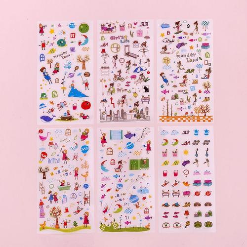 Jual (1 LEMBAR) 2SH Sticker Diy /Sticker Botol Stiker Kalender/Stiker ...