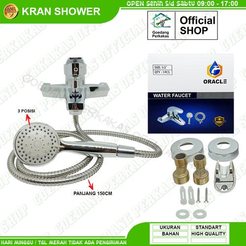 Jual Kran Shower Keran Kamar Mandi Air Panas Dingin Oracle Bath Tub ...