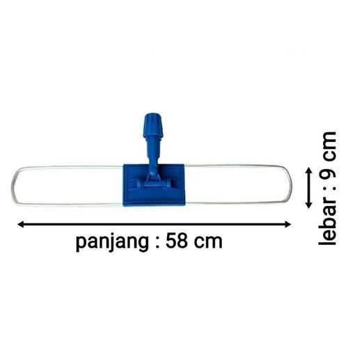 Jual Frame & Refill Kain Lobby Duster 40/60/80cm|Putih&Biru|Dust Mop ...