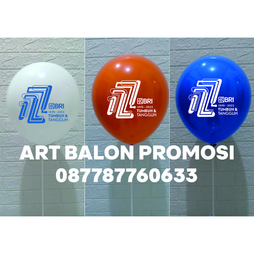 Jual Balon Sablon HUT BRI 126 Tahun 2021 - TANPA GAGANG - Kota Bekasi ...