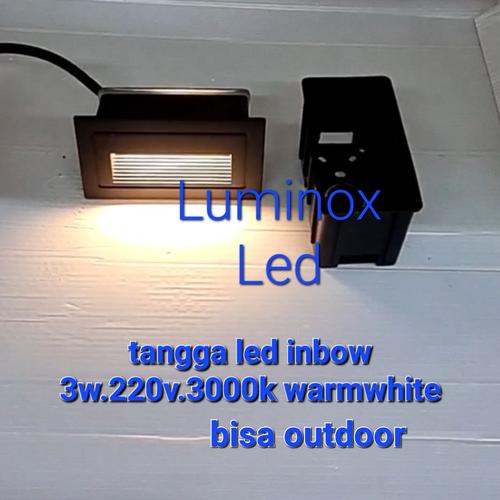 Jual lampu tangga led inwall light dinding tangga led 3000k tanam led ...