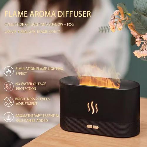 Promo Humidifier Air Diffuser USB Ilusi Api Alat Pengharum Ruangan ...