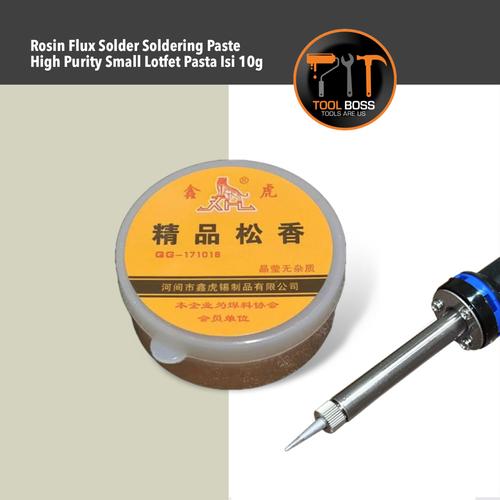 Jual ROSIN FLUX SOLDER SOLDERING PASTE HIGH PURITY SMALL 10 GR ...