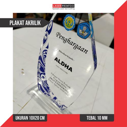 Jual Piala Penghargaan Trophy Akrilik Plakat Acrylic - Plakat Biasa ...