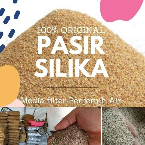 Jual Media Filter Air Sumur Keruh Kuning Bau Besi / Pasir Silika 25 kg ...