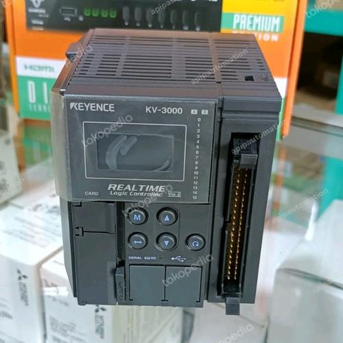 Jual PLC KEYENCE KV-3000 UNIT CPU: I/O Inbuilt 24-Titik - Kab ...
