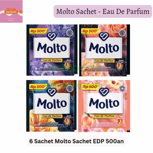 Jual 6 Molto EDP Sachet 500 an - Japanese Peach - Kota Surabaya ...
