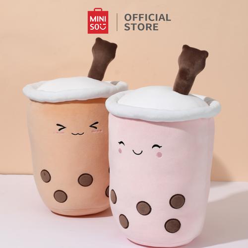 Jual MINISO Boneka Boba Lucu Mainan Mewah Boba Milk Tea Lembut Boneka ...