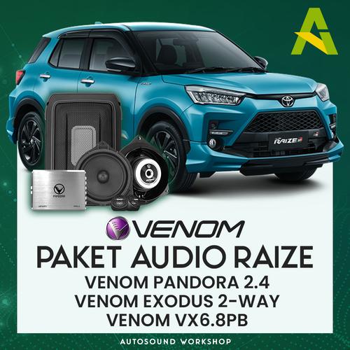 Jual Paket BASIC Venom Audio - Toyota Raize - 2.4+VX6.8PB, Non Speaker ...