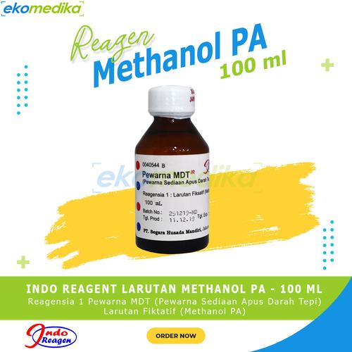 Jual Methanol PA 100mL INDO REAGENT Pewarna MDT Reagen 1 Metanol PA ...