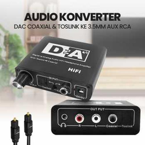Jual Konverter Audio DAC Alat Pengubah Spiker Digital Analog Ampli Jek ...