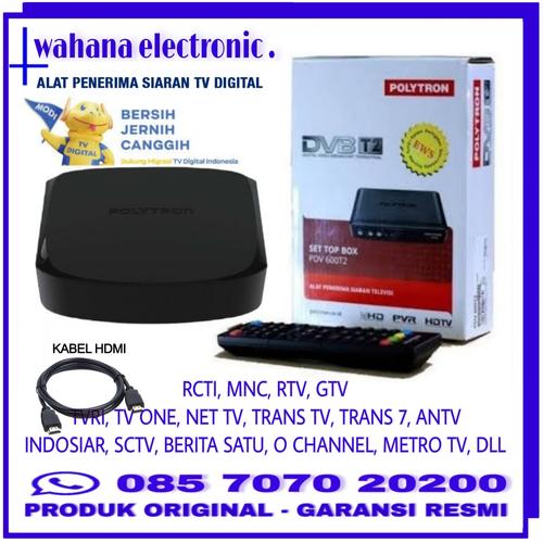 Jual STB SETOPBOX SETOP BOX SET TOP BOX POLYTRON MATRIX DVBT2 TV DIGITAL TV - CBM 91T - Kota ...