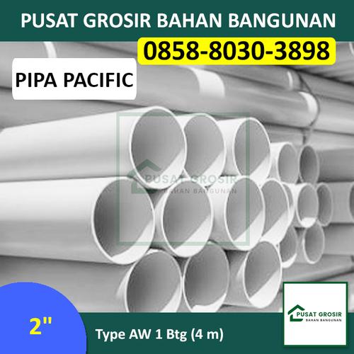 Jual Pipa PVC 2" AW Merek Pacific 2inch AW Per Batang (4m) - Jakarta ...