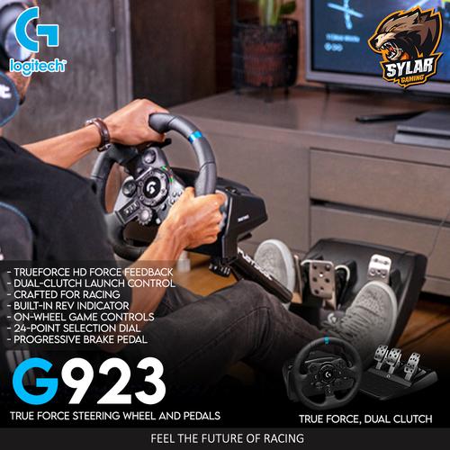 Jual Logitech G923 True Force Steering Wheel and Pedals for PC / PS4 ...