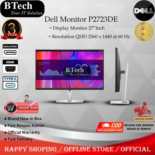 Jual Monitor Dell 27" inch Monitor P2723DE 3 Year - Jakarta Pusat ...