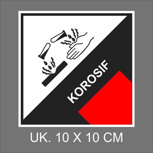 Jual STIKER KOROSIF - SIMBOL LIMBAH B3 - 10X10 - Kota Medan - AL&EL ...